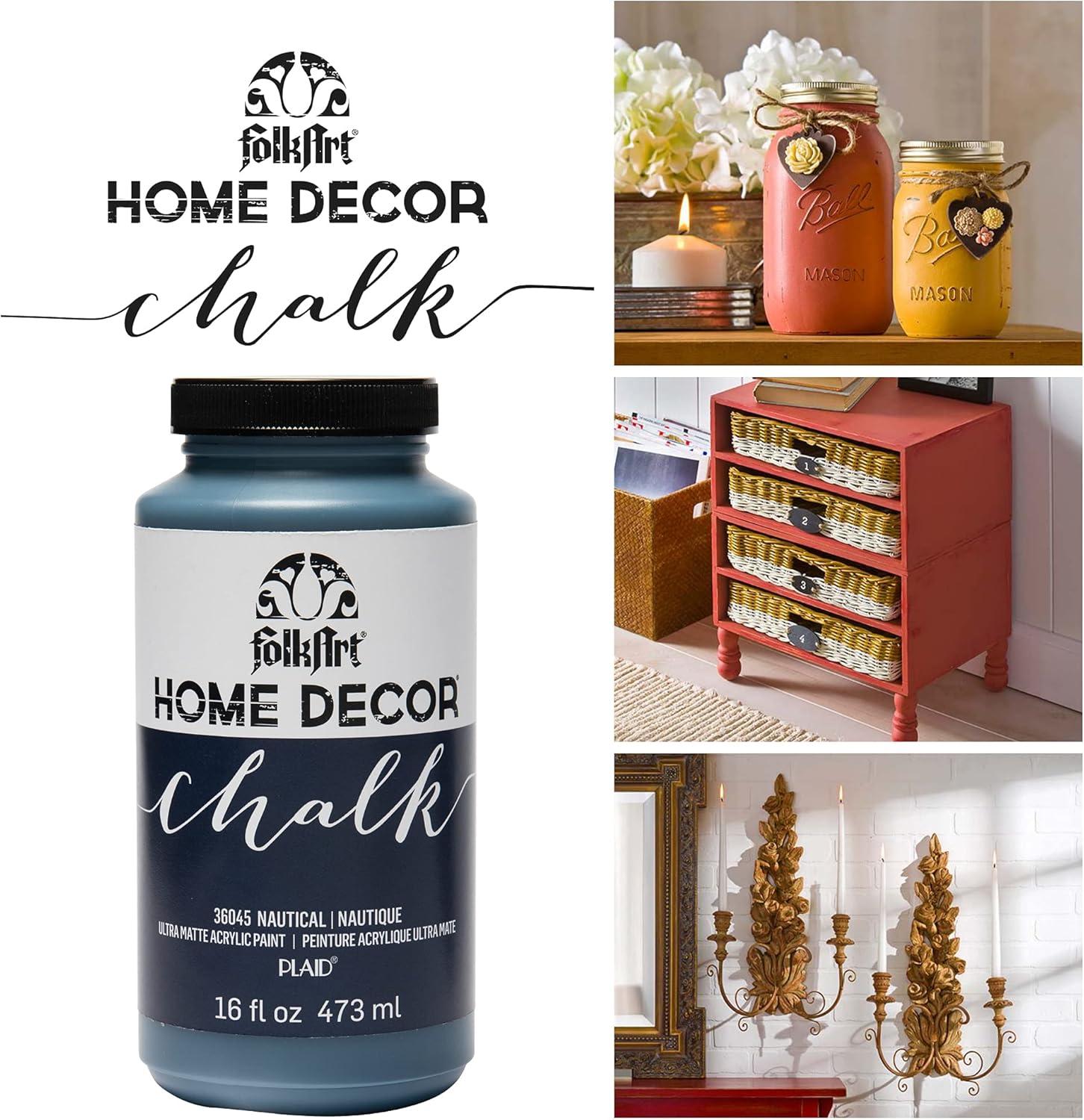 FolkArt Home Décor Acrylic Chalk Furniture & Craft Paint in Assorted ...